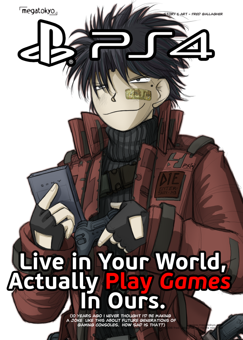 fredrin.tumblr — “PS4: Live in Your World, Actually Play Games In...